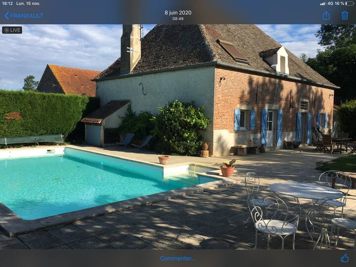 Gite Avec Piscine 6-8 Personnes - Saint-Jean-de-Losne