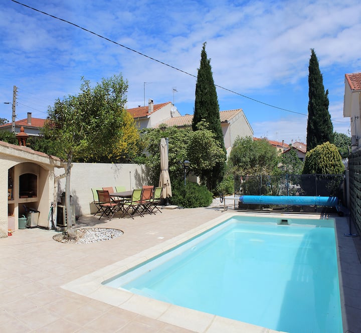 Maison Avec Piscine En Centre Ville - Béziers