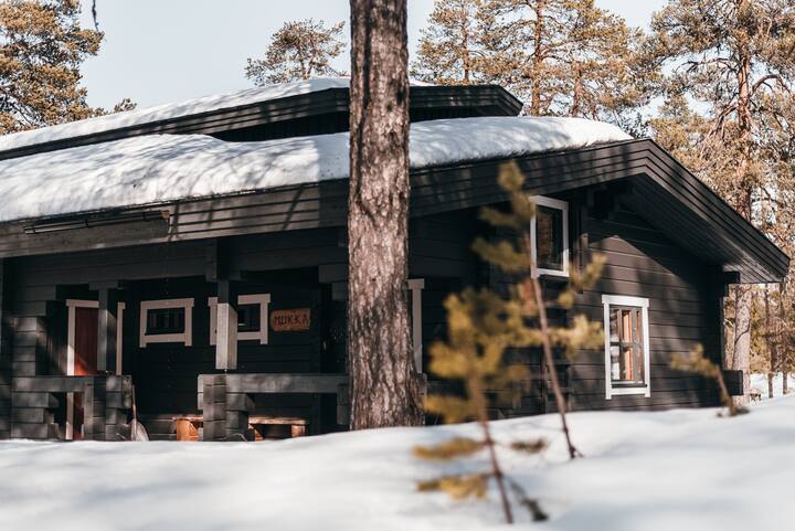 Ylläs Mukka Hirsimökki, ÄKäslompolo, Lappi - Äkäslompolo