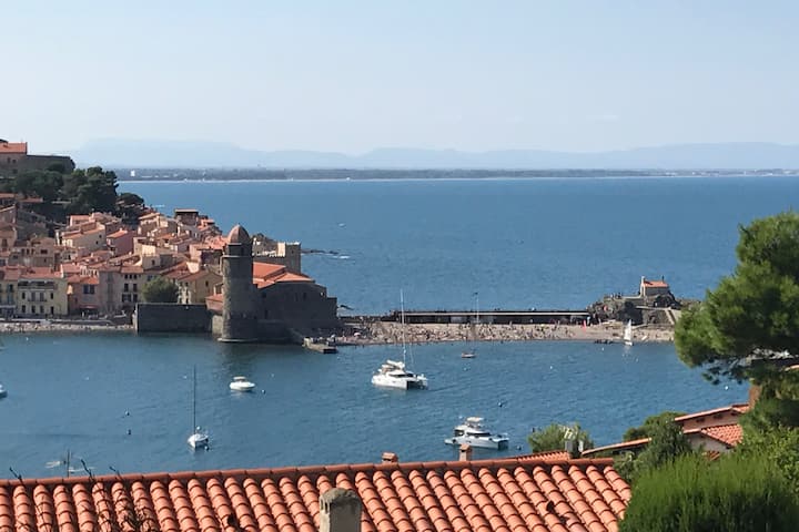 Beau T3, Vue Baie De Collioure, Parking Et Piscine - Collioure
