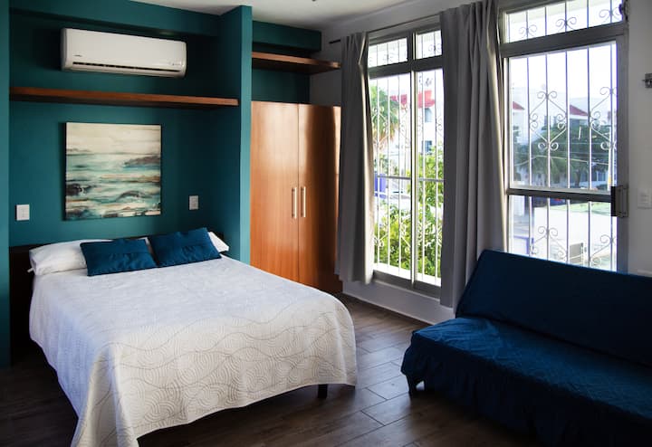 Estudio 50, Cancún Downtown+ Aa + Wifi + Parking - Cancún