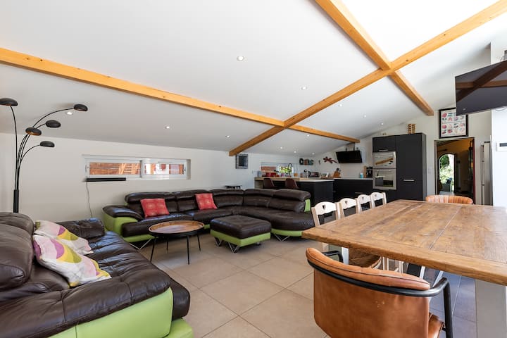 Villa+dépendance~plage à 800m - Piscine Chauffée - Soorts-Hossegor
