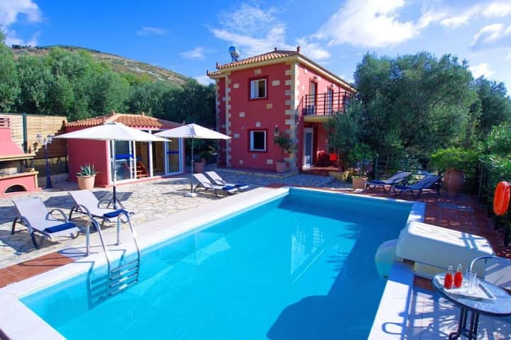 Villa Aliona 180° Sea View For Large Families - 케팔로니아섬