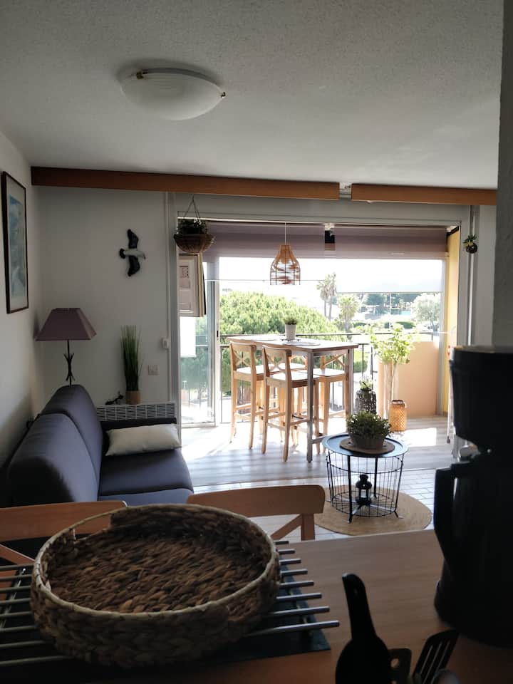 Studio Vue Port (Piscine, Parking, Plage à 5 Min) - Agde