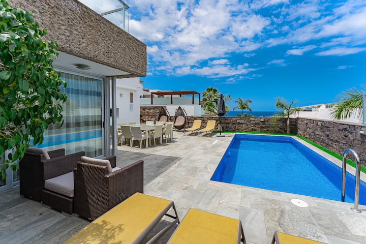 Villa Lux With Private Pool And Sea View ! - Tenerife