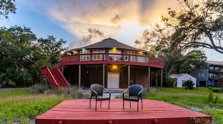 Quite Beach House - The Round House - Harbor Island, SC
