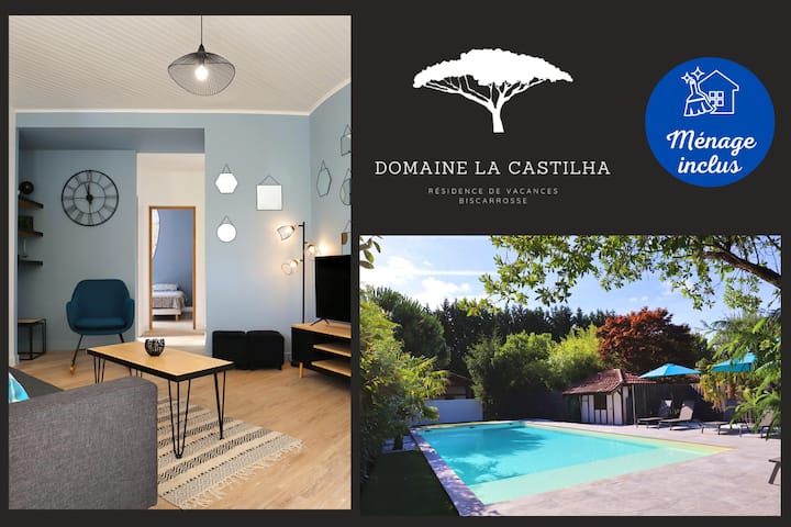 Appartement 2 Chambres Dans Résidence Avec Piscine - Biscarrosse