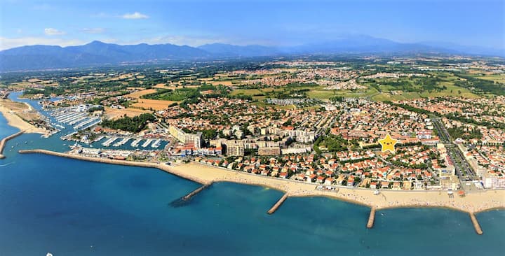 Saint-cyprien Plage : Appartement 6/7p Proche Centre Plage - Saint-Cyprien Plage