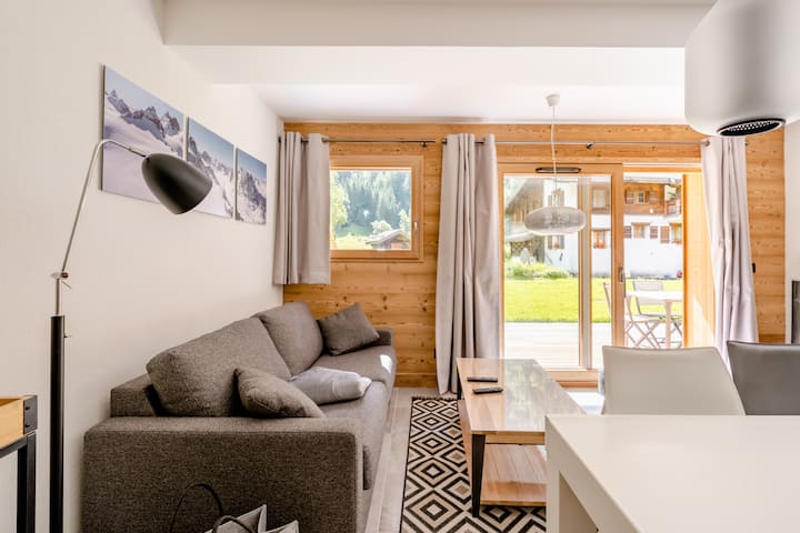 Appartement Chalet Les Drus Jardin Vue Mont-blanc - Chamonix-Mont-Blanc