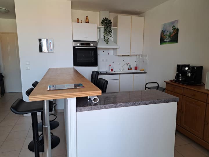 Appartement Climatisé, Grande Terrasse Agréable. - Valras-Plage