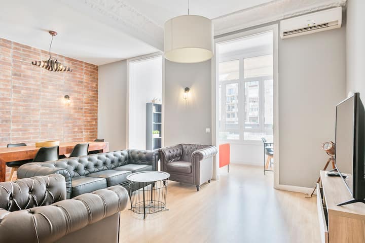 Bcn Central And Quiet, 4 Bedrooms, Air Conditioning, Internet - Barcelona