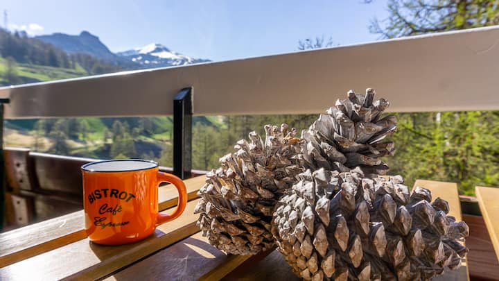 Studio Ski à 2 Min  Garage & Balcon Vue Forêt - Vars