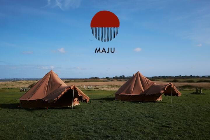 Beautiful Bohemian Furnished Bell Tent - Axminster