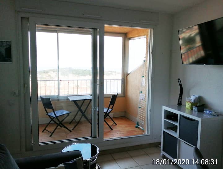 Appartement T2 6ème éTage, Ascenseur Vue Sur Mer - Plage de Port-Vendres (Bernardi)