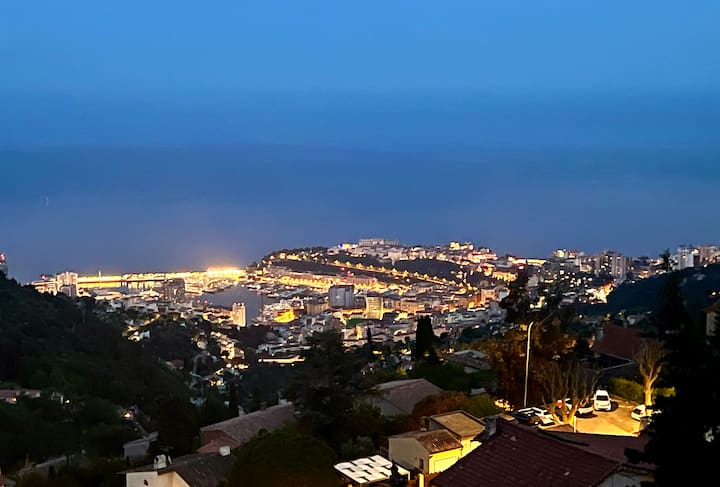 Villa Caroline B-piscine -Vue Mer Et Monaco - La Turbie