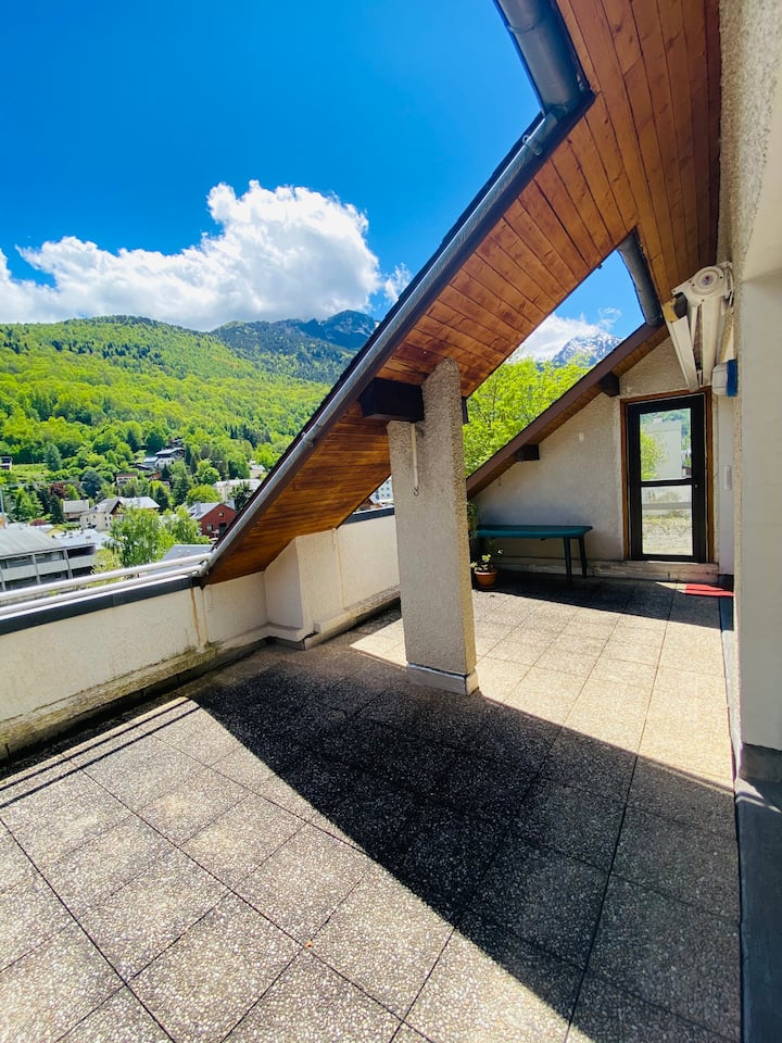 Grand Appartement Duplex Avec Terrasse - Saint-Lary-Soulan