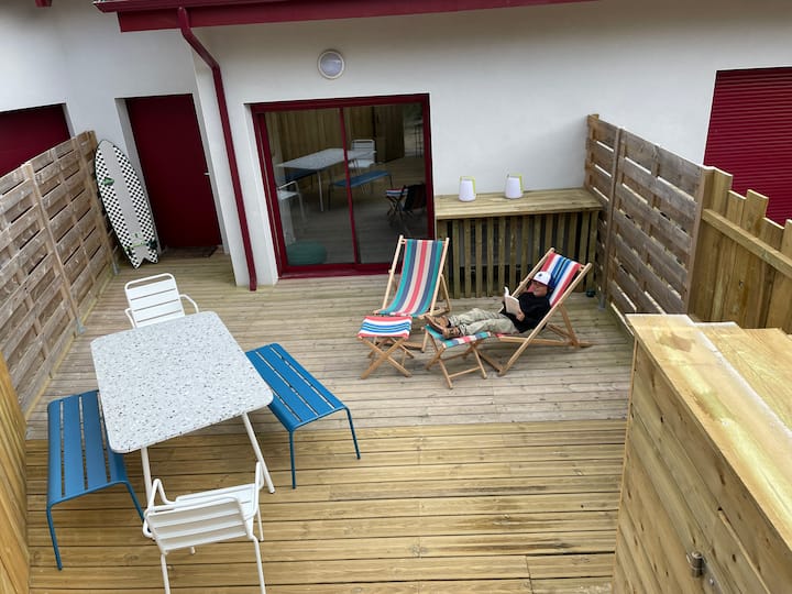Super Apartment 60m2 With Large Terrace - Moliets-et-Maa