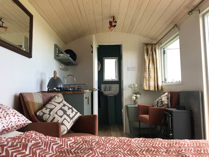 Shepherds Huts With Incredible Sea Views - Helston