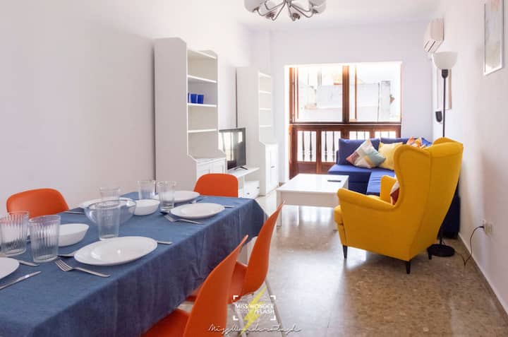 Luz, Historia Y Playa En Sagasta Ha Apartment - Cádiz