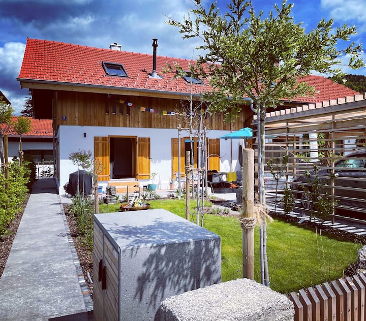Modernes Haus: Terrasse, Bergblick, Yoga Und Sauna - Spitzingsee