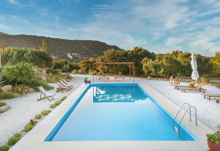 Little Eden Private Villa-6 Homes/pool/party/event - Agios Nikolaos