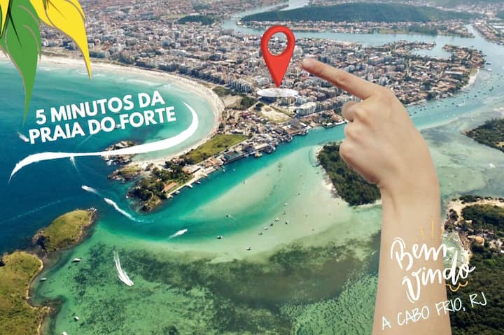 5 Minutos Da Praia Do Forte - ÓTima Localização - Cabo Frio