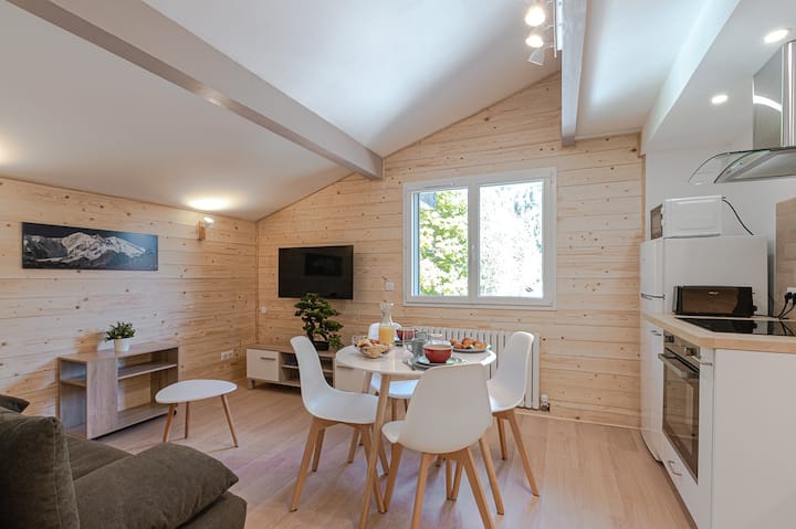 Appartement Convivial Et Calme Avec Parking - Lac du Brévent