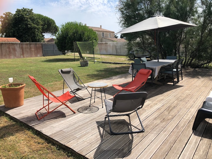 Maison Au Calme Avec Grand Jardin Clos - Île d'Oléron