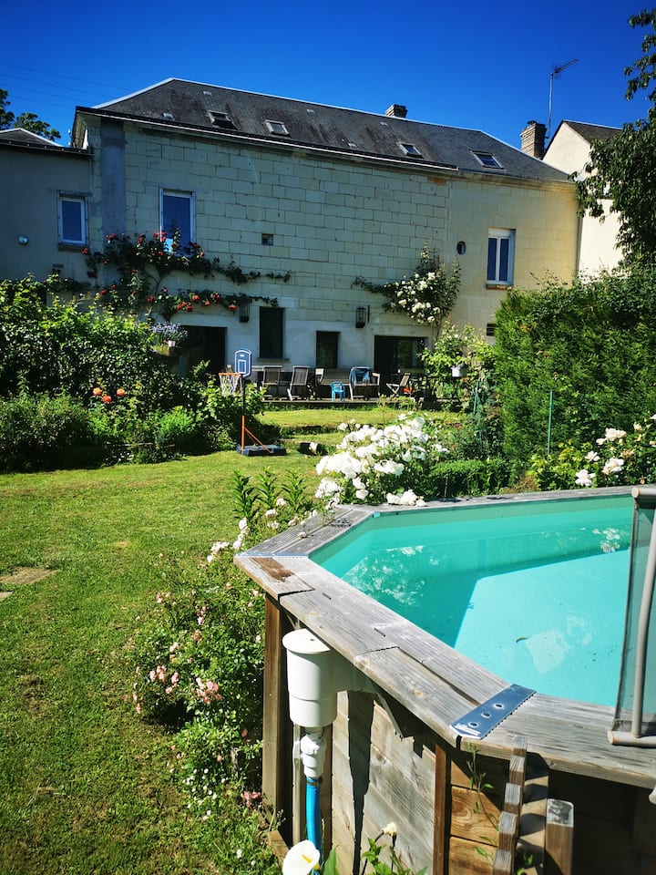 Très Belle Maison De Caractère Avec Piscine - Saumur