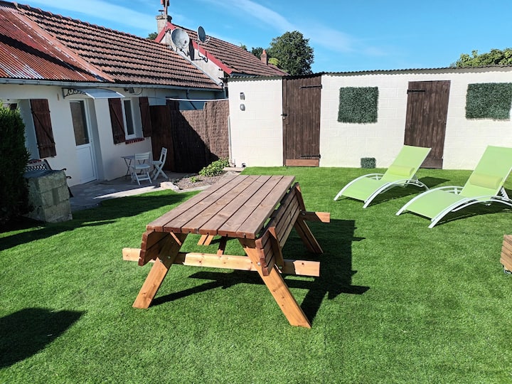 Maison Au Calme Proche De La Mer - Plage de Varengeville-sur-Mer