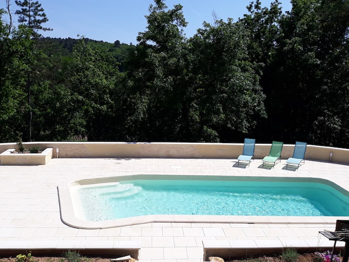 Gîte Chalet 2 Chambres - Piscine Montignac Lascaux - Montignac