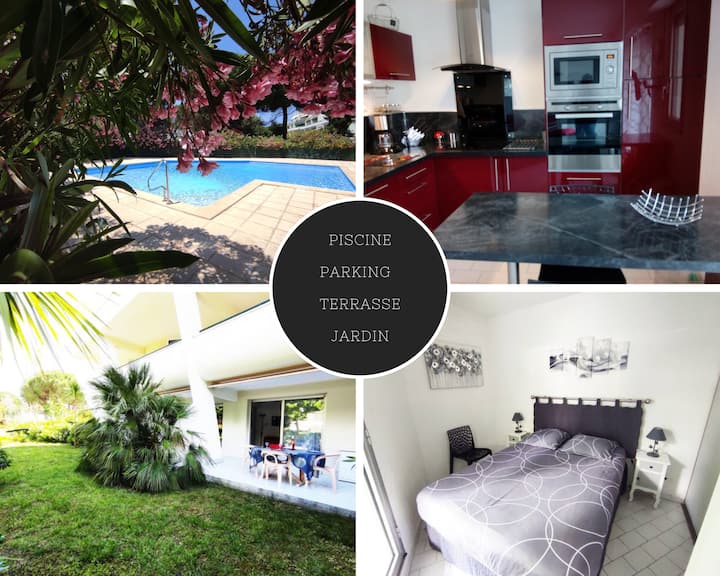 Suberbe T2 Avec Piscine Et Jardin De 150m2 - La Grande-Motte