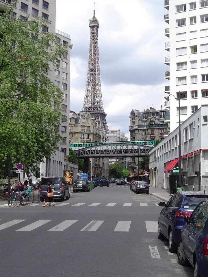 Studio Individuel 25m2 Calme Et Proche Tour Eiffel - Parigi