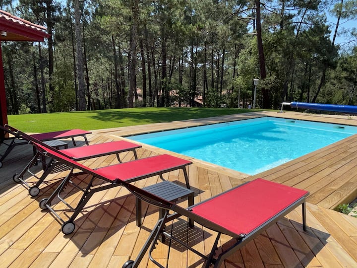 Maison Avec Piscine Privée Chauffée à Moliets - Moliets-et-Maa