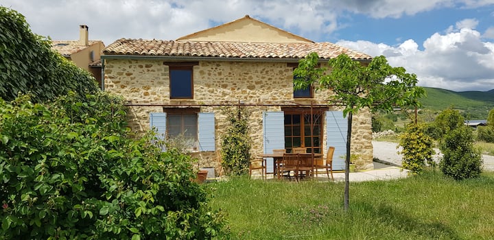 Gîte Avec Piscine Luberon 7 Pax - Banon