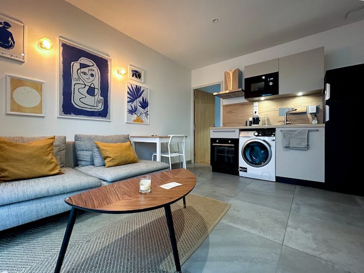 Appart Brioche Avec Parking Privé & Wifi à Lyon - Villeurbanne