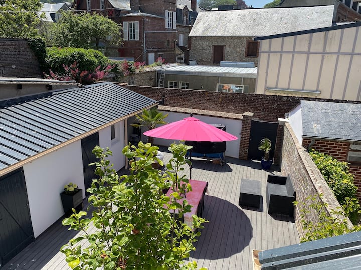Bel Appartement Avec Jardin Au Cœur D’etretat - Étretat