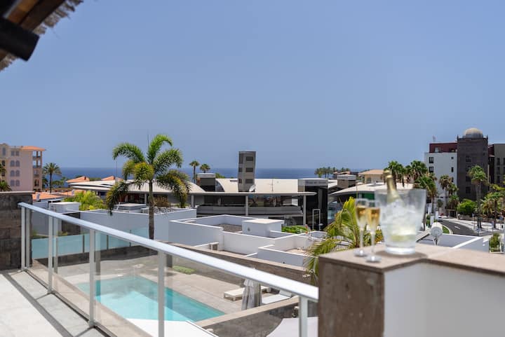 H35 Jacuzzi 6p,big Pool@30ºfully A.c. Perfect Wifi - Tenerife