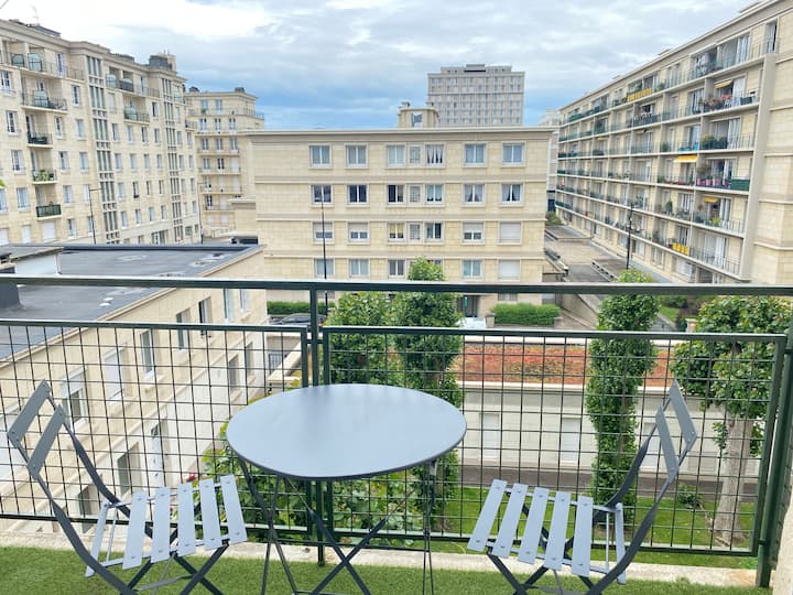 Vivez Le Centre Ville à La Plage -Mer - Balcon - Le Havre