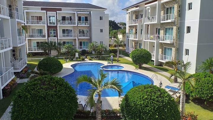 Blue Garden Modern Big 2 Br 3ac City, Beach, Bars - Sosúa