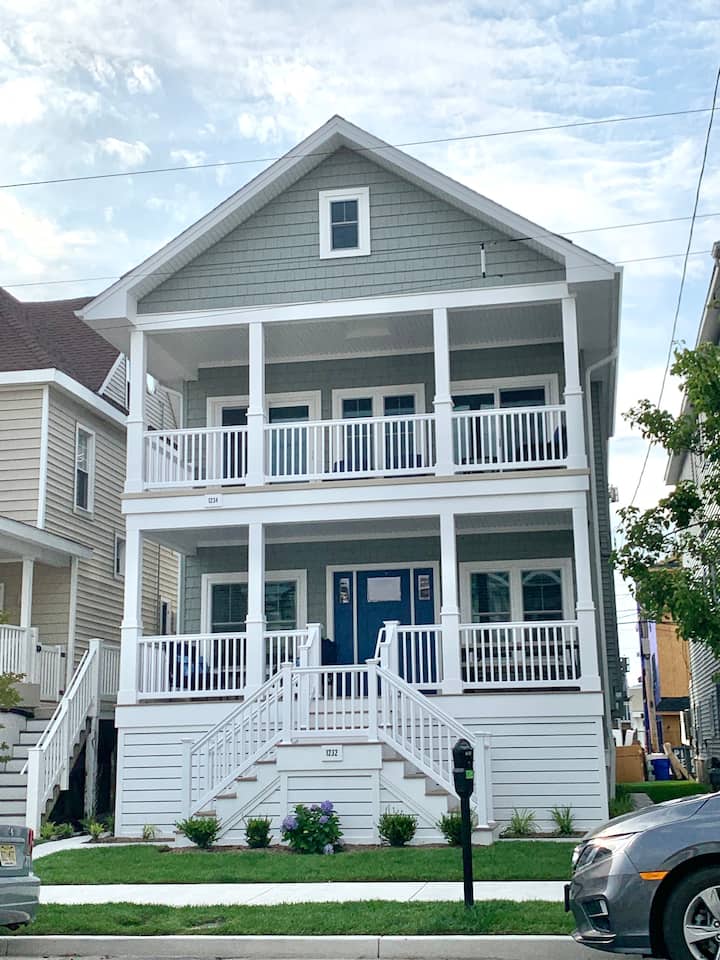 New 2nd Fl Ocnj Condo * Walk To Beach * Sleeps 7 - Ocean City, NJ