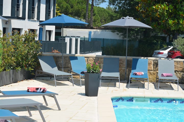 Villa"b" Golf Cannes Mougins 3 Ch. Accès  Piscine. - Grasse