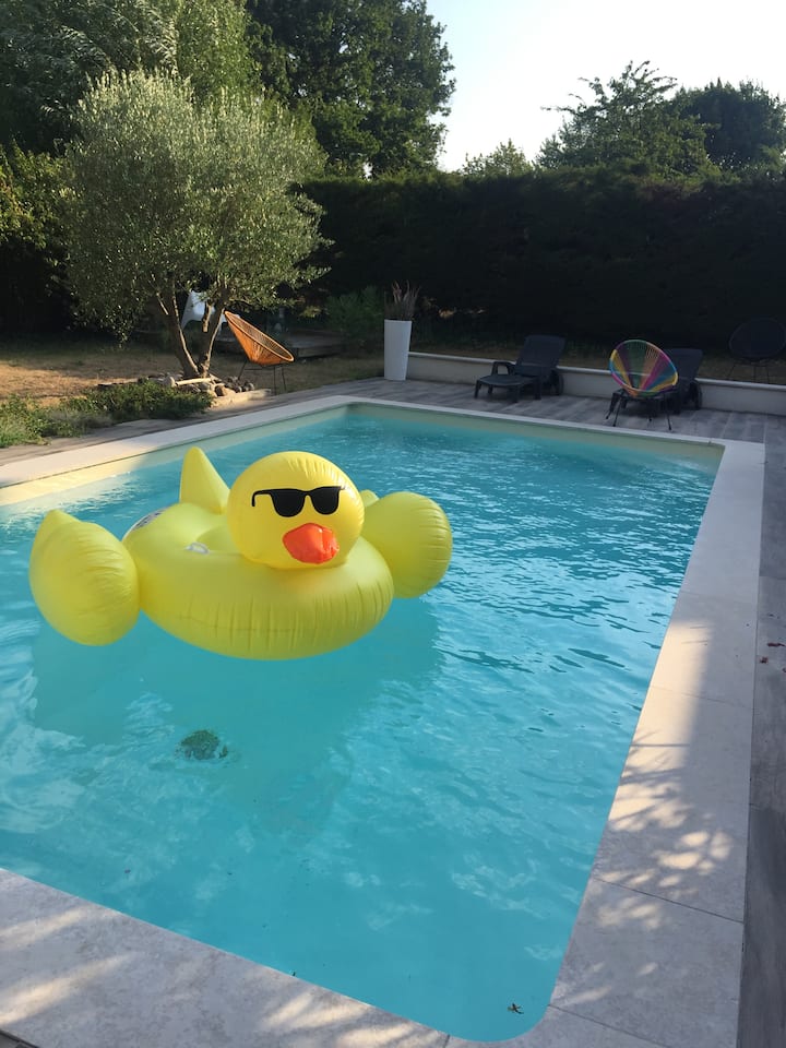 Agréable Maison Moderne Et Sa Piscine - Saumur