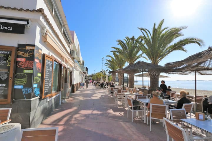 Stunning Apartment With Spacious Balcony And Pool - San Javier