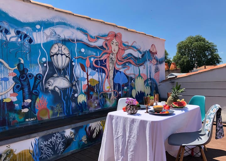 Logement 6 Pers. En Hypercentre Avec Terrasse - La Rochelle