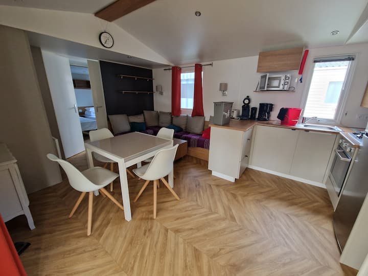 Joli Mobil Home 3 Chambres Camping 4* - Pays de la Loire