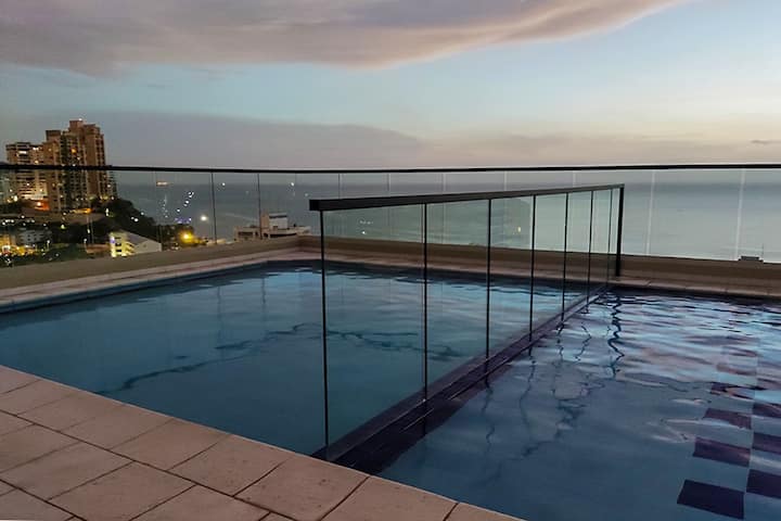 Apartamento Vista Al Mar, Piscina, Jacuzzi Lovely - Santa Marta