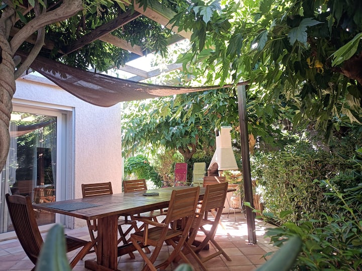 Villa Spacieuse 6 Pers Climatisée Grand Jardin - Marseillan