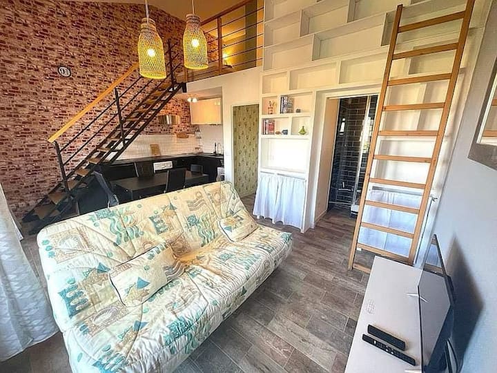 Studio Avec Grand Balcon Et Vue - Biot