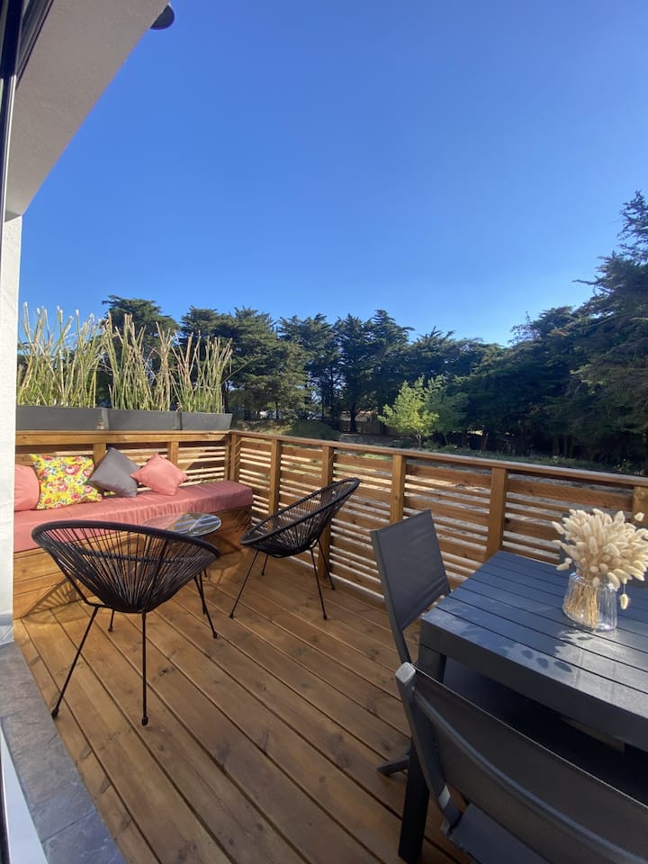 ¤L'appart Art Déco : Forêt, Océan...au Calme - Notre-Dame-de-Monts